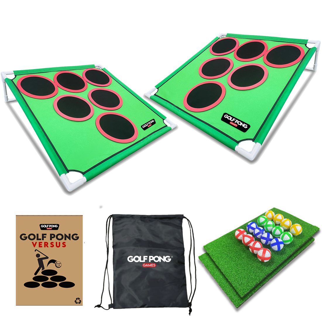 Golf Pong | Jumbo Yard Golf Game| Chipping Beer Pong